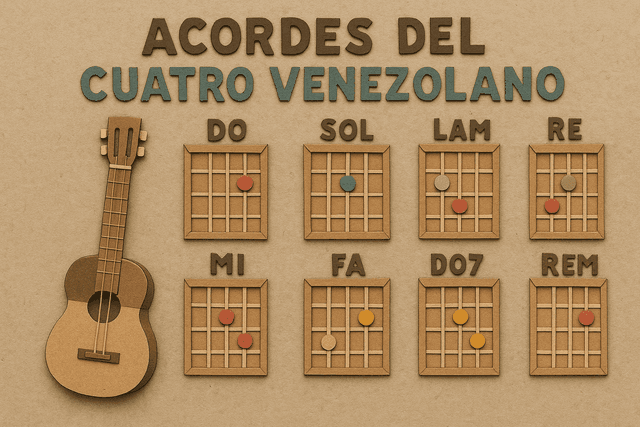 Acordes del Cuatro Venezolano | Cuatrify